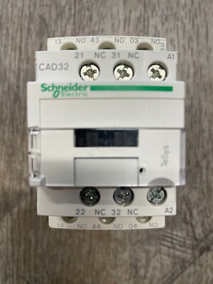 SCHNEIDER ELECTRIC CAD32, 10A, 600V, 24VDC Coil, Contactor @2C | eBay