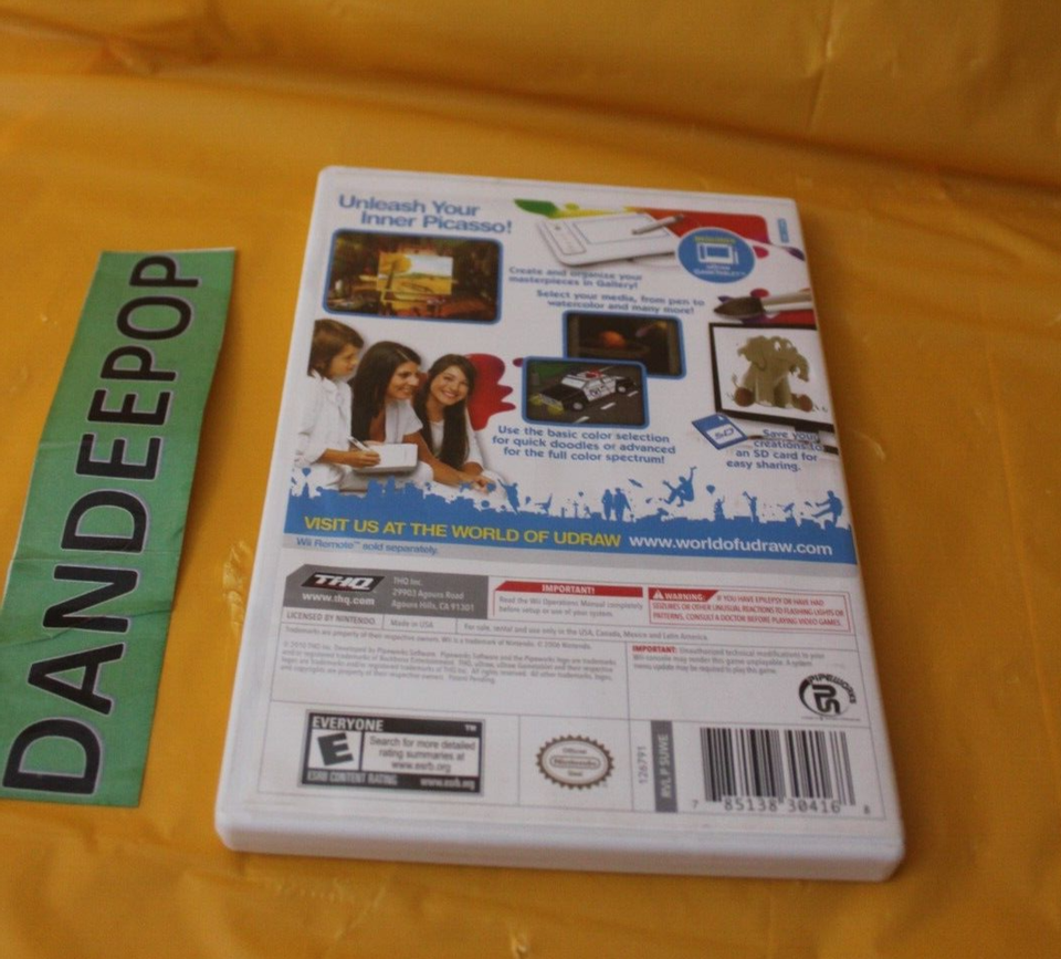 Nintendo Wii UDraw Studio Video Game 785138304168| eBay