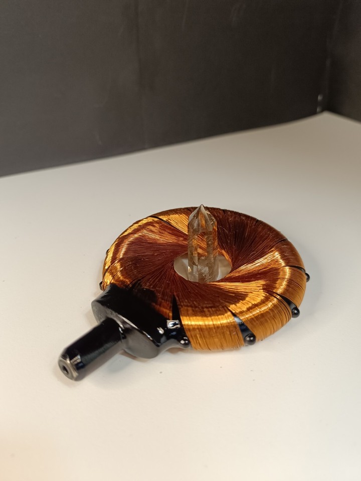 Rodin Coil new 12 turns cler 6" Scalar Toroidal Vortex Wave Generator ...