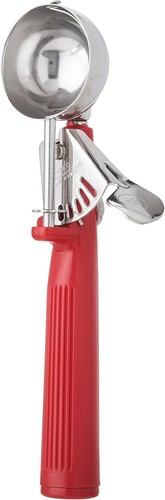 Winco Ice Cream Disher with Red Handle, Size 24 IceCreamDishers ...
