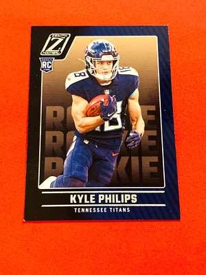 Kyle Philips .. ROOKIE .. Tennessee Titans .. 2022 Zenith Base Card 198 ...