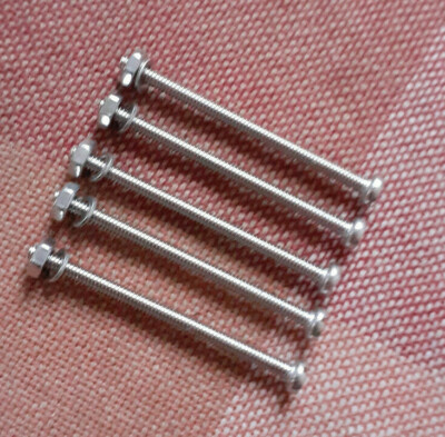 2mm x 30mm Long Slotted Machine Screws M2 Screw Plus Nut and Washer ...