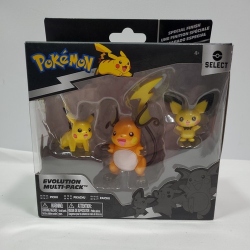 Pokemon Evolution Multi Pack Pichu Pikachu Raichu Figures new | eBay