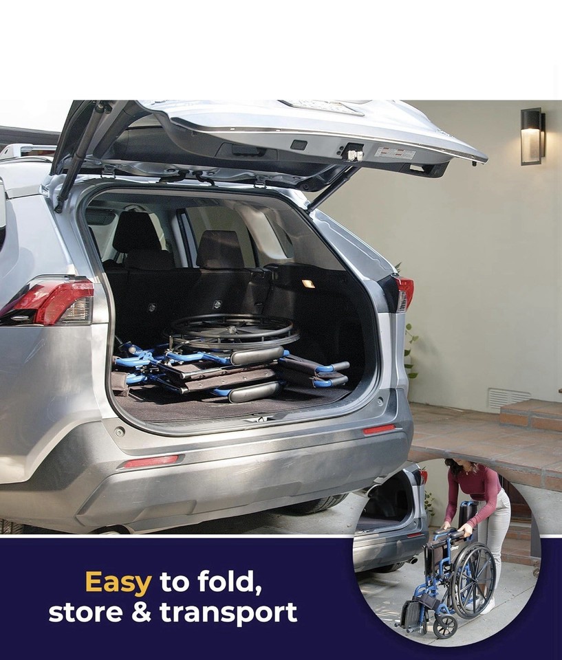 Drive Wheelchair- Folds Easy For Storage - NEW - Original Packaging | eBay