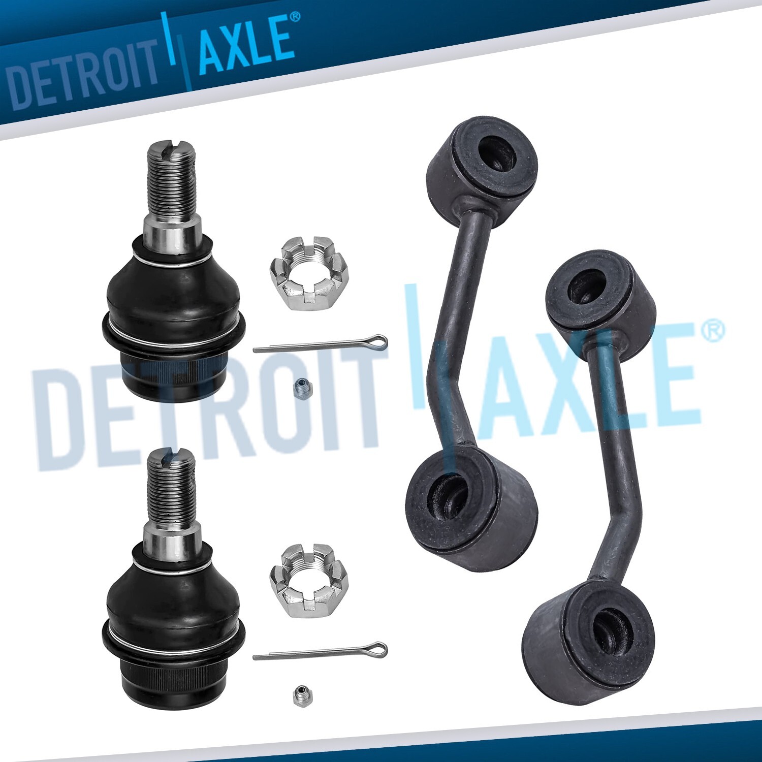 Front Sway Bar Links Lower Ball Joints for Dodge Freightliner Sprinter ...
