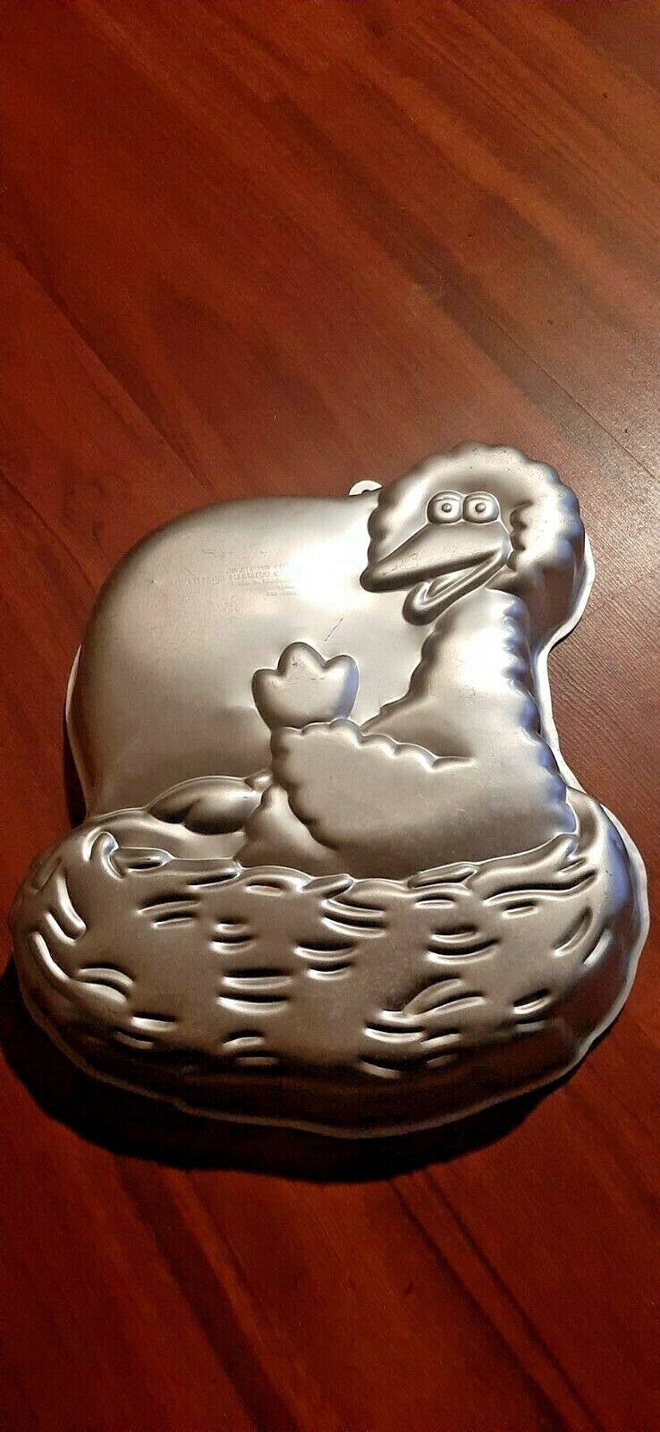 vintage 1989 Wilton Big Bird Cake Pan 2105-805 Sesame Street free ...