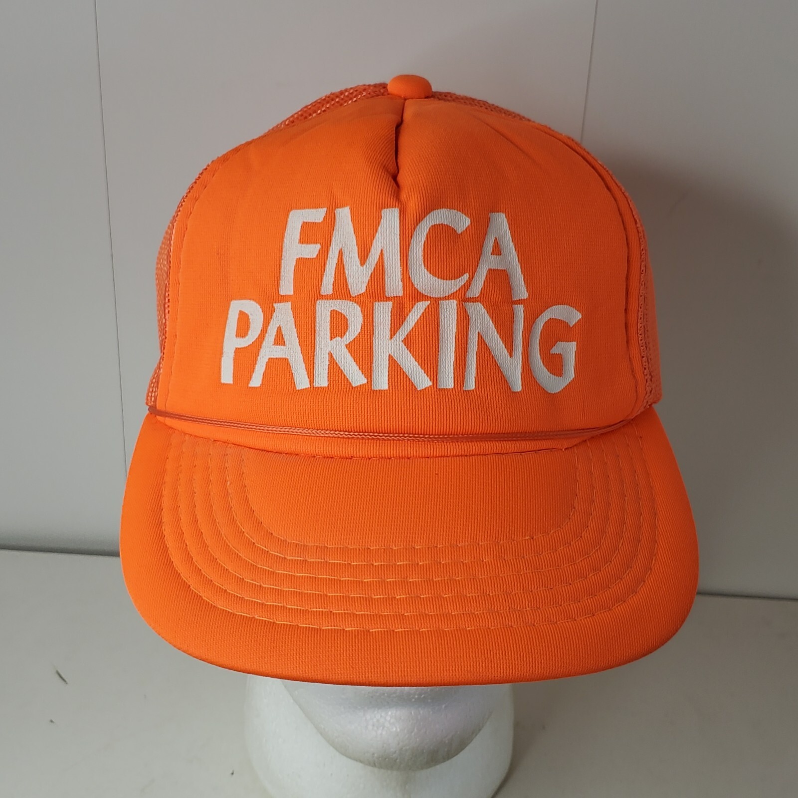 VTG FMCA Parking Family Motor Coach Association RV Mesh Trucker Hat Snapback Cap | eBay