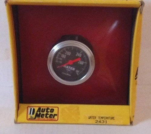 Auto Meter Traditional Chrome Analog Gauges 2431 Water TEMP Gauge | eBay