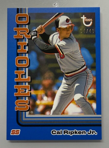 2024 Topps Brooklyn Collection Cal Ripken Jr. Blue /40 #33 Orioles | eBay