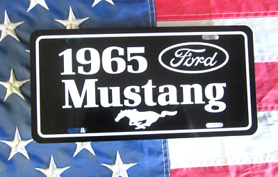 1965 Ford MUSTANG License Plate car tag 65 fastback coupe pony | eBay