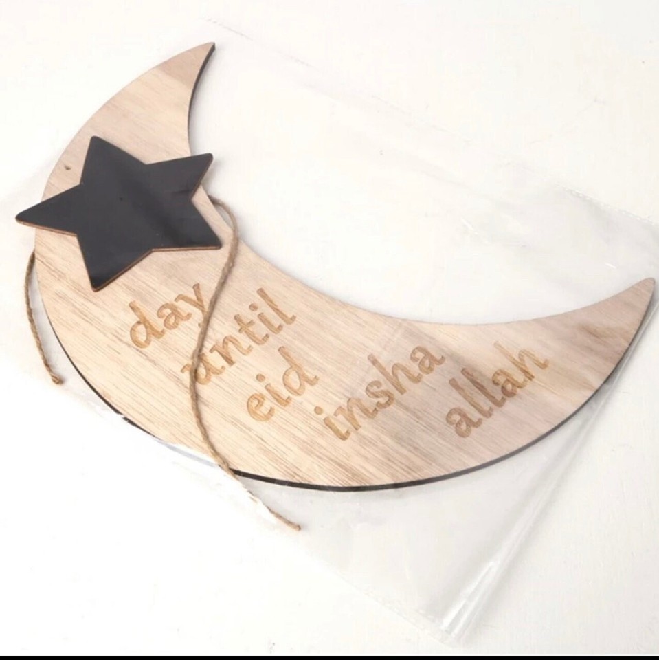 Countdown to Eid hanging sign | eBay
