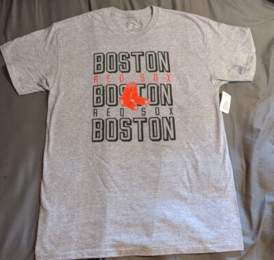 Boston Red Sox MLB Genuine Merchandise Men’s Large Shirt Gray Short ...