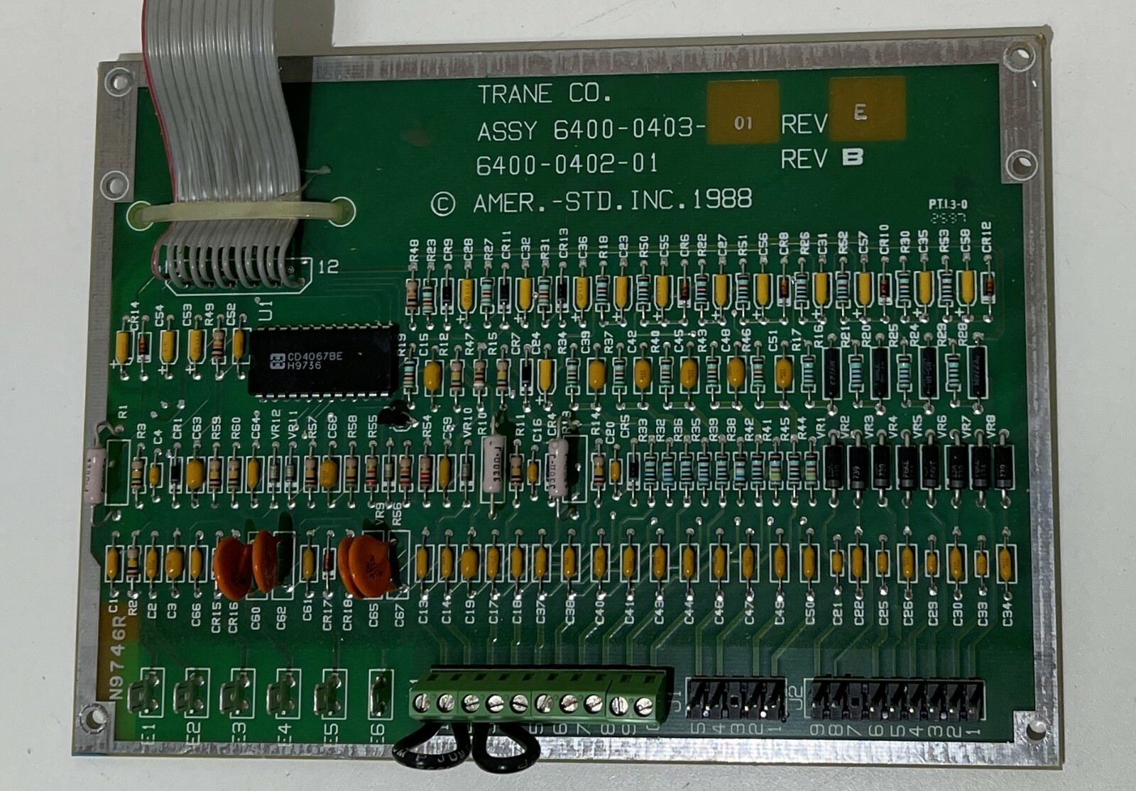 Trane American Standard 6400-0403-01 Rev B Chiller Control Board for ...