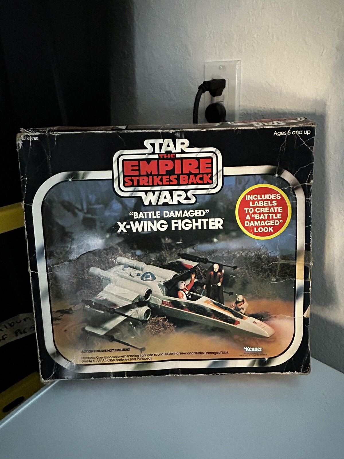 VINTAGE 1981 STAR WARS ESB X-WING FIGHTER BOX & INSERT ONLY **READ** 👀 ...