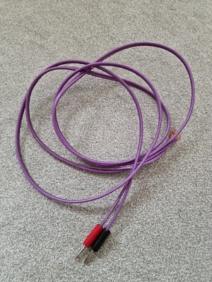 (2.5m) QED Qudos Balanced Design Concept Purple Hifi Speaker Cables | eBay