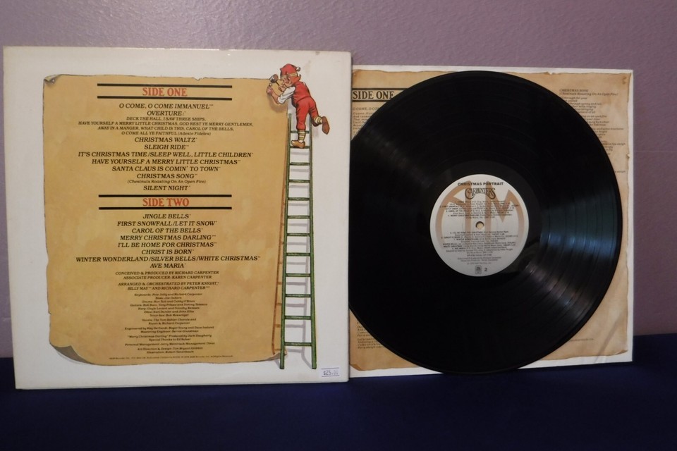 Carpenters, Christmas portrait, 1978 A&M Records SP-4726 | eBay