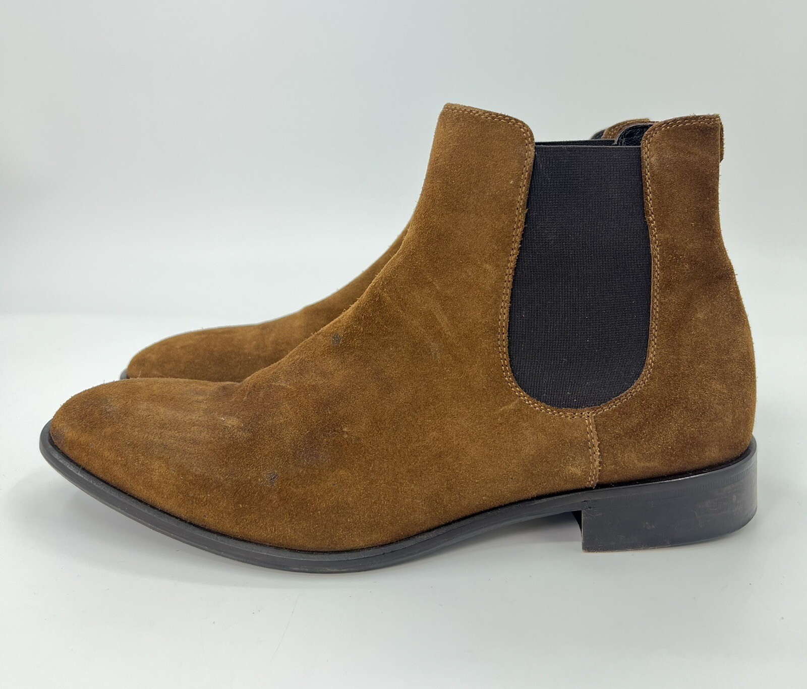 Roberto Cavalli Class Brown Suede Leather Chelsea Boo… - Gem
