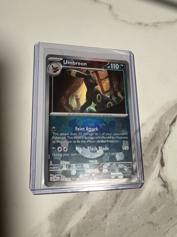 Umbreon (Master Ball Pattern) 059/131 SV: Prismatic Evolutions | eBay
