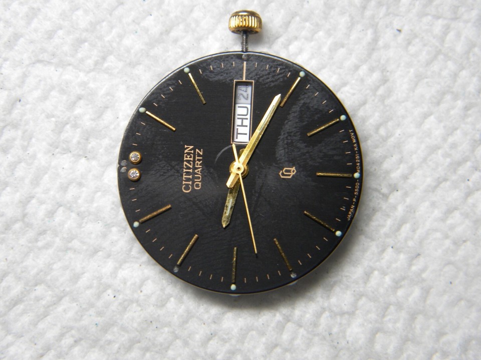 Citizen 5500A Quartz Wrist Watch Movement for Repair or Parts Only | eBay