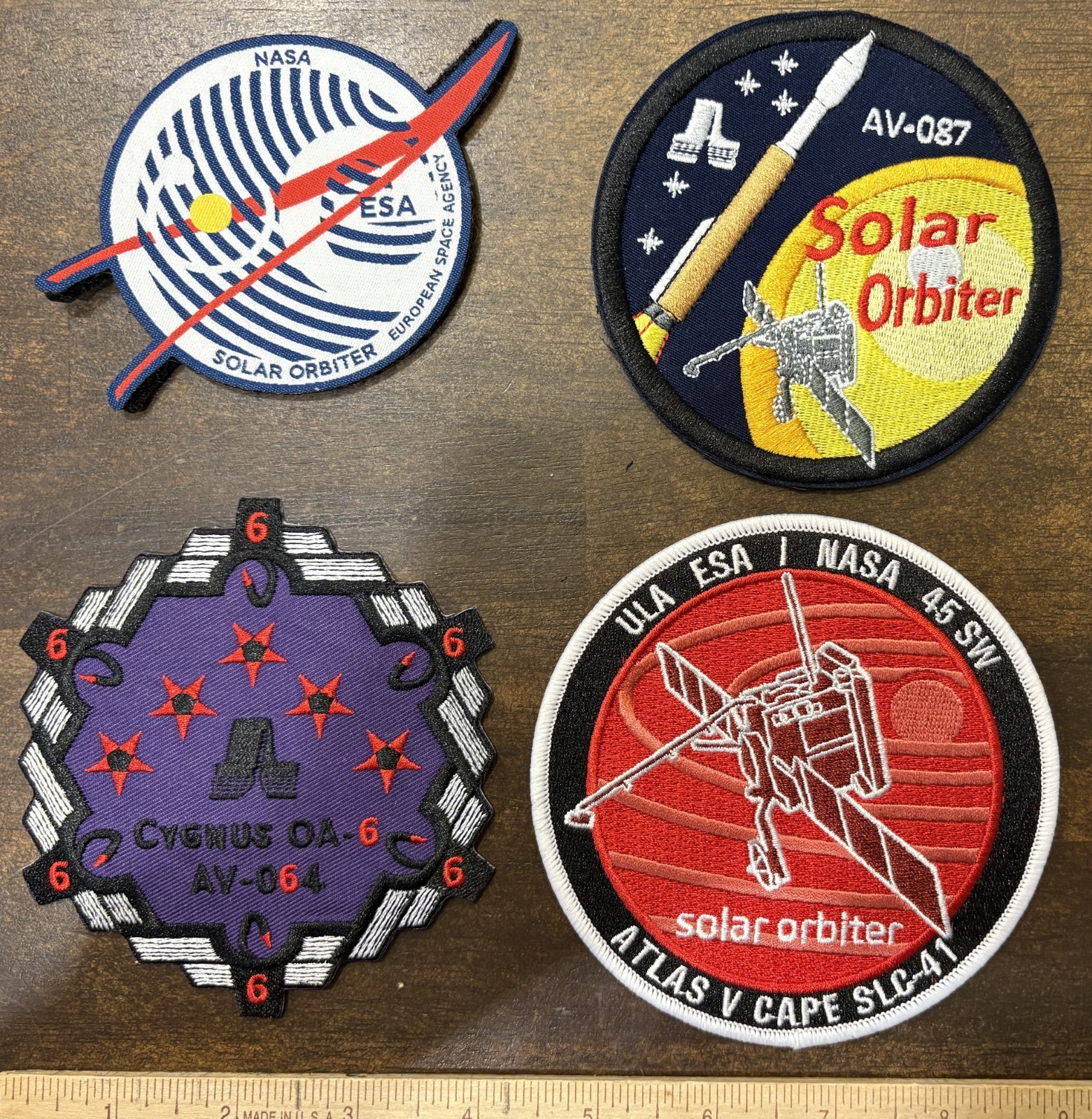 Set of 3 NASA ESA Atlas V Solar Orbiter Spacecraft Patches + Atlas ...