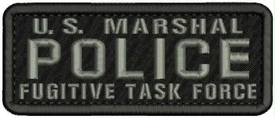 US MARSHAL POLICE F TASK F EMBROIDERY PATCH 2x5 inches Hook on back | eBay