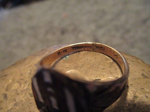 ANTIQUE WW1 AEF American Expeditionary Forces Gold Filled Veterans Ring ...