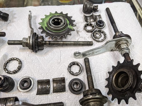 Vintage Bicycle Single Speed Coaster Brake Parts Lot Bendix, Shimano ...