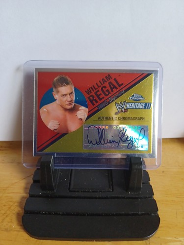 2006 WWE Topps Chrome Heritage II WILLIAM REGAL Autograph | eBay