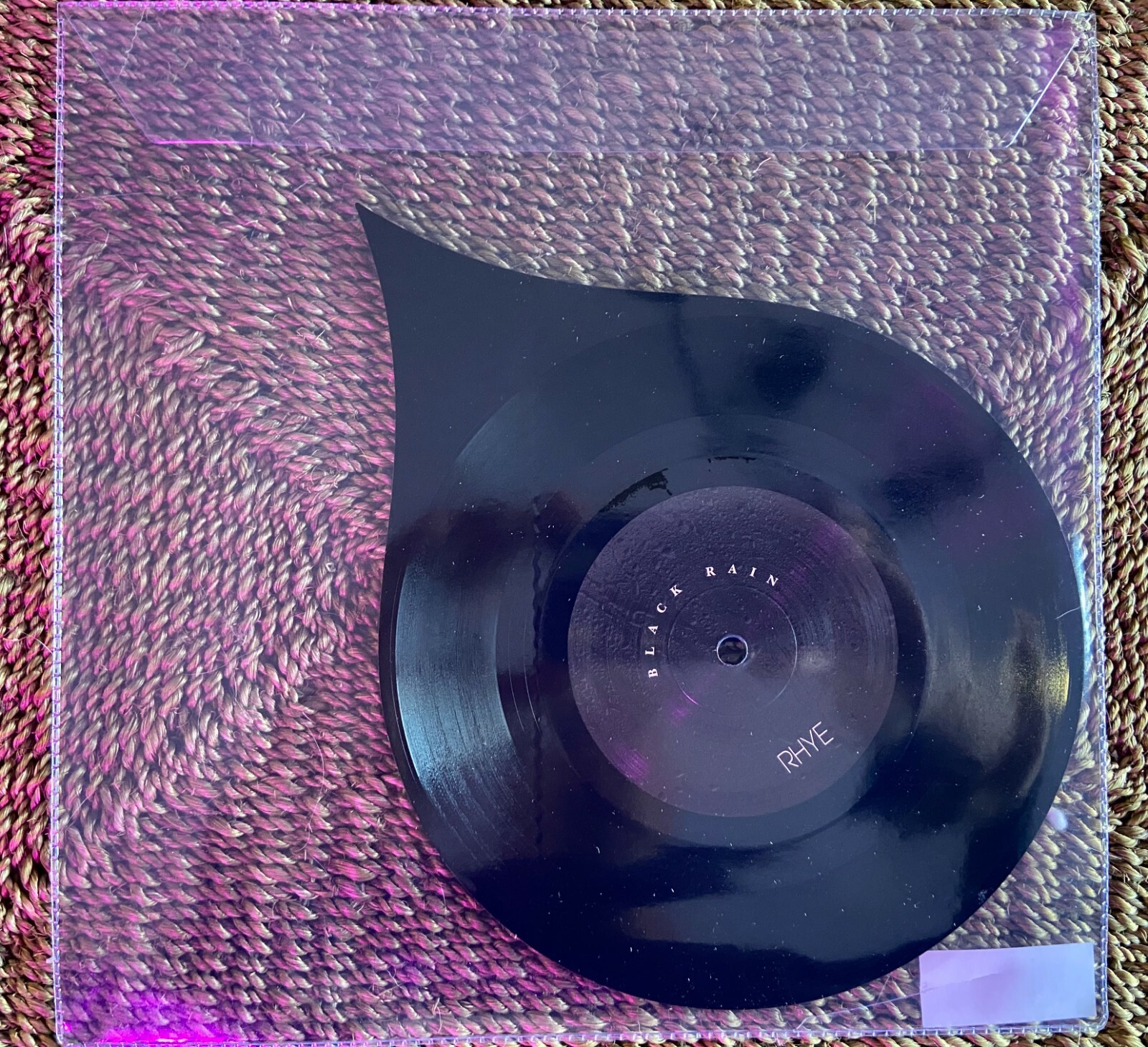 Rhye - Black Rain 7" & Milosh Remix -Raindrop Shaped Vinyl- #/500 -New ...