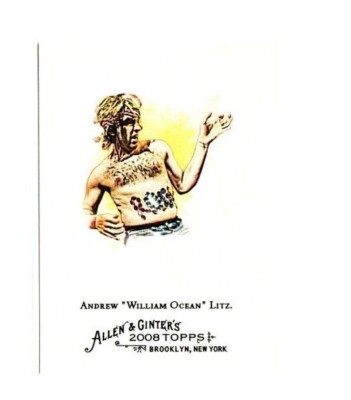 2008 Topps Allen & Ginter ANDREW 'WILLIAM OCEAN' LITZ #283 [Mint] | eBay