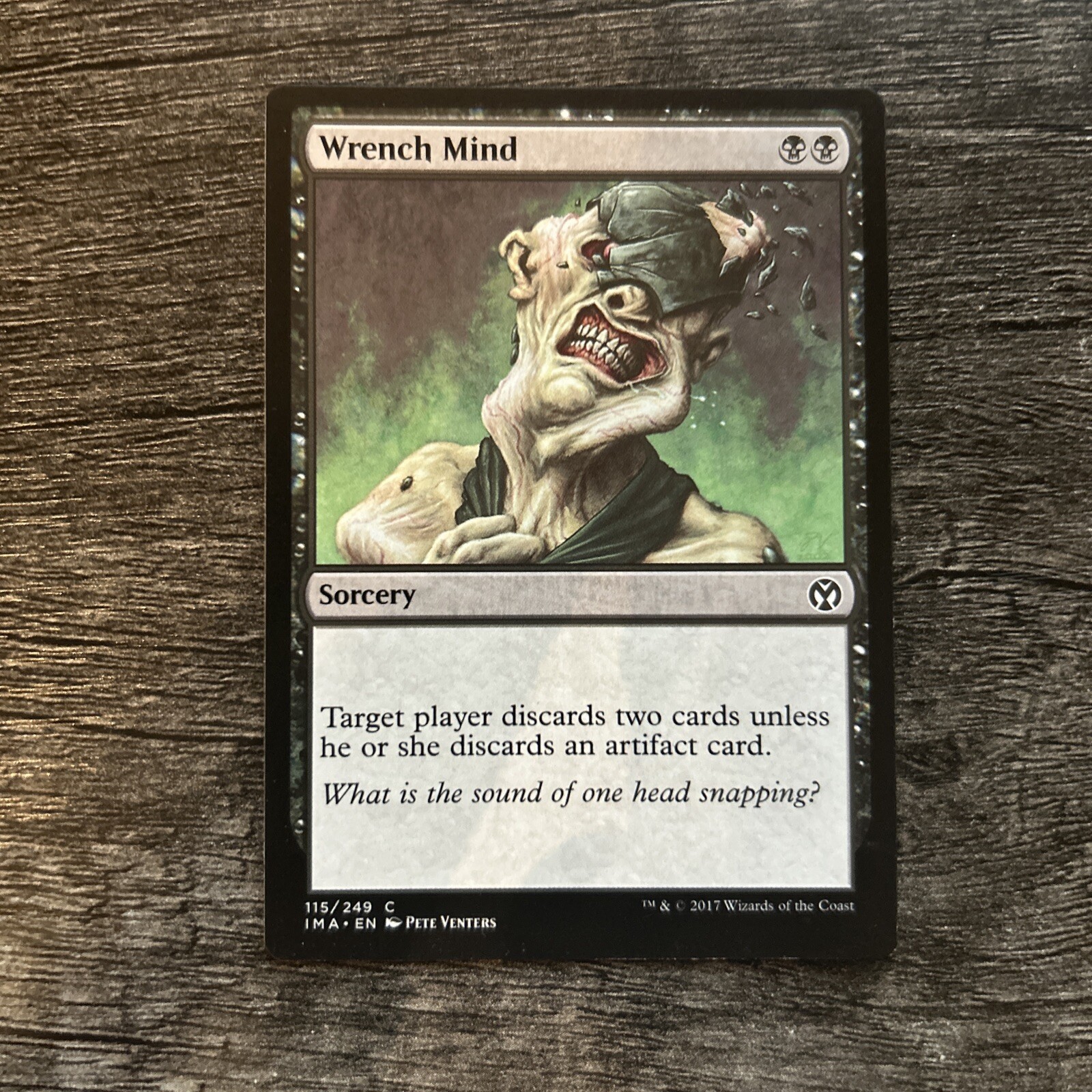 MTG Wrench Mind Iconic Masters 115/249 Regular Common for sale online ...
