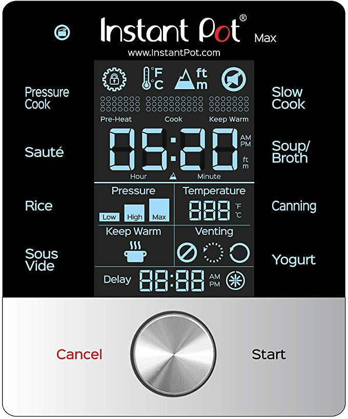 Kitchen Instant Pot Max Pressure Cooker 9 In 1 Best For Canning With ...