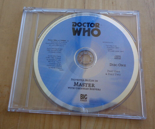 Doctor Who MASTER Disc One ONLY audio CD Big Finish 2003 Sytlvester ...