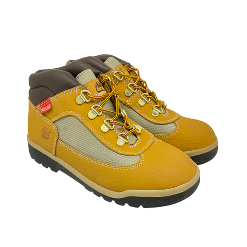 Timberland Youth Mid-Cut Helcor Field Boots 3372R Wheat/Black Size 3M ...