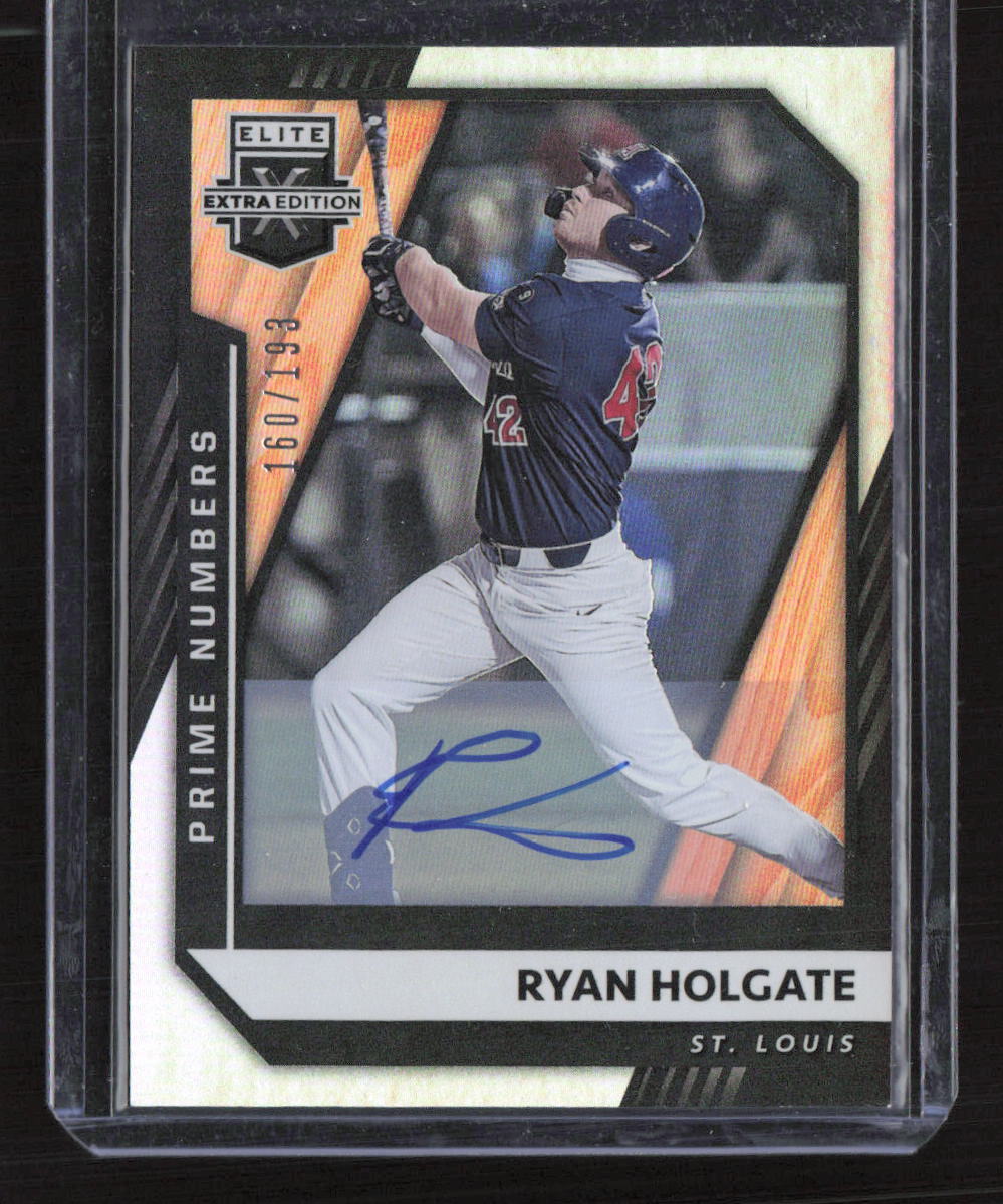 2021 Panini Elite Extra Edition #70 Ryan Holgate Prime Numbers Auto ...