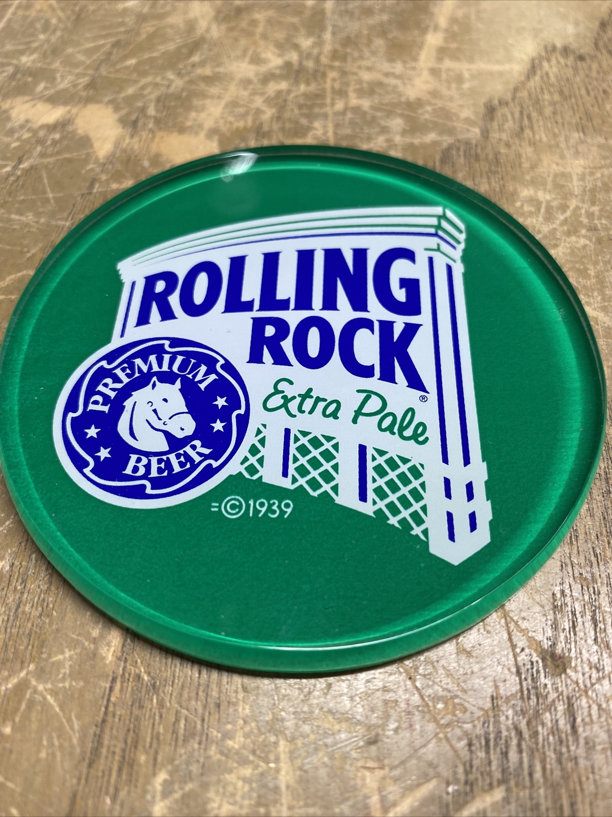 Rolling Rock Extra Pale Medallion Badge 3" Beer Tap Faucet Tower SB1058 ...