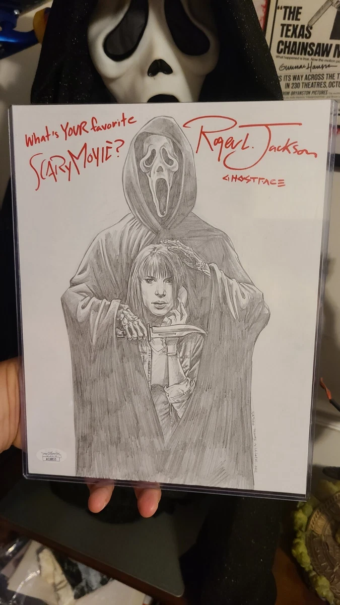 Scream Mask Original Drawing