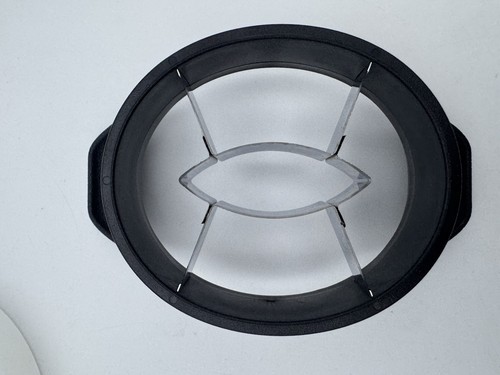 Pampered Chef Mango Wedger Slicer with Blade Cover, Black, 7.25 in ...