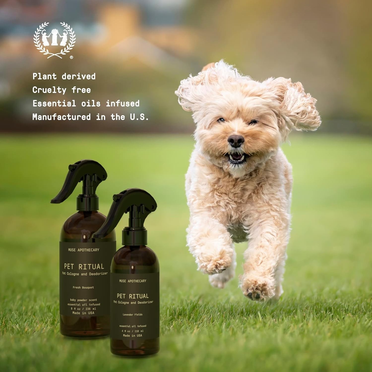 Pet Ritual Pet Cologne Spray for Dogs, Long-Lasting Dog Perfume 4 oz