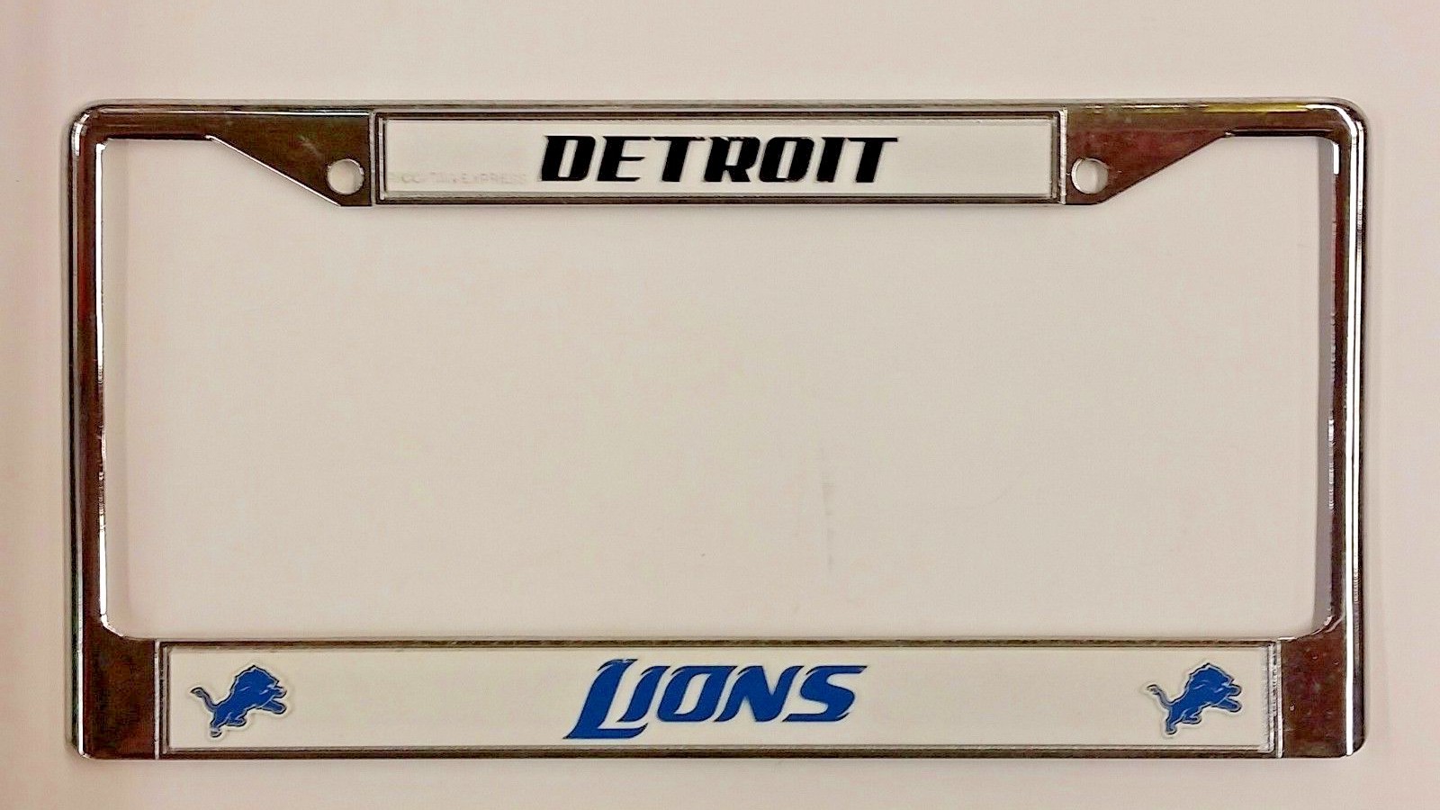 NFL Detroit Lions, Metal License Plate Frame (Chrome) | eBay