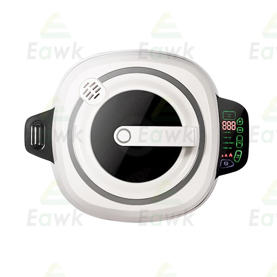 360° Rotation Electric Induction Cooker Stir Fry Automatic Food Cooking ...