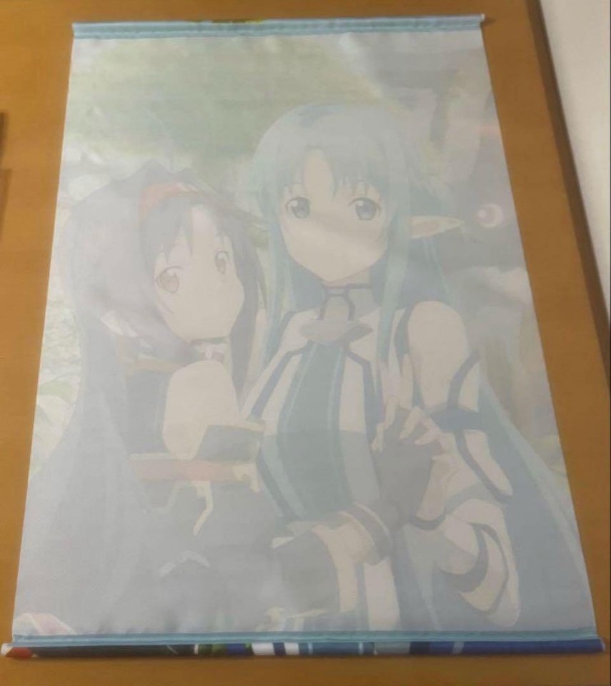 DDP Tapestry Anime Sword Art Online Yuuki Asuna B2 Comiket Sao | eBay