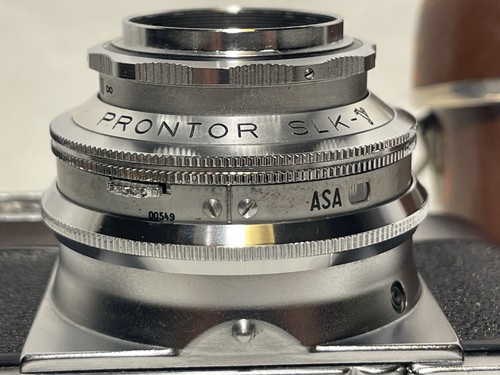 Vintage Voigtlander Vitomatic II 35mm Camera w/Case Prontor SLK-V 1:28 ...