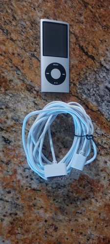 Apple iPod Nano 4th Generation Model A1285 8gb Silver MP3 Media Player ...