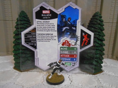 Heroscape Custom Bullseye Dbl Sided Card & Fig Marvel Daredevil ...