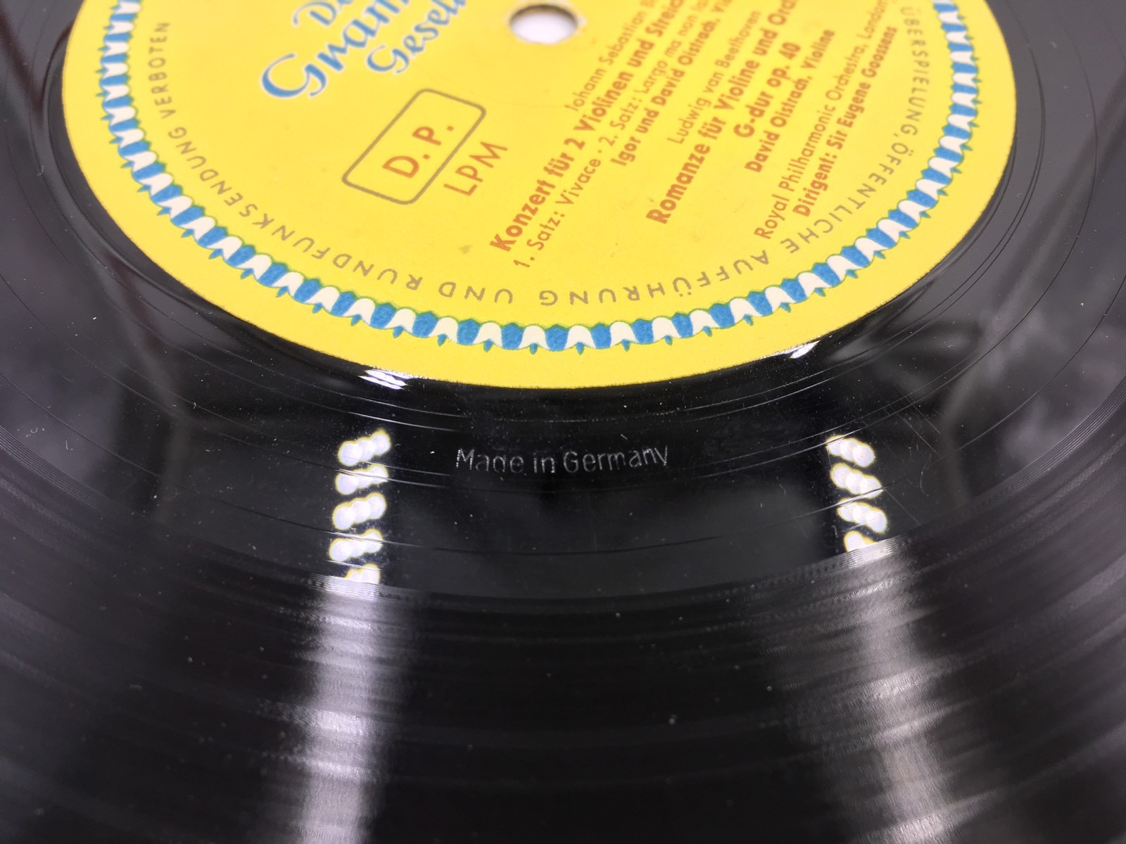 DAVID & IGOR OISTRAKH "Vivaldi Bach Beethoven" Deutsche Gramophone Mono ...