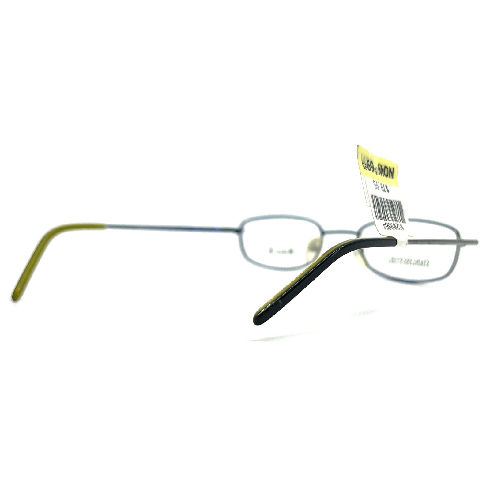 Retro 24 SILVER Eyeglasses Frames Rectangular Full Rim 49-19-135 | eBay
