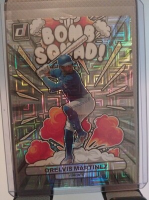 2023 Donruss Orelvis Martinez Bomb Squad VECTOR Parallel - BLUE JAYS | eBay