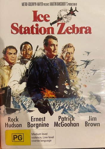 Ice Station Zebra NEW/sealed region 4 DVD (1968 Rock Hudson thriller ...
