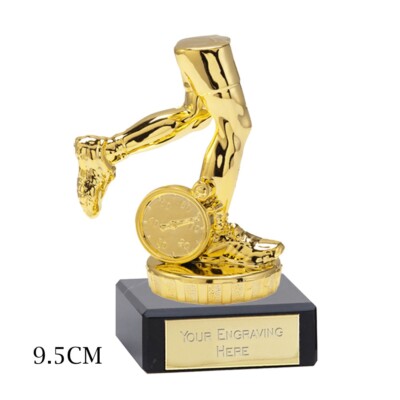 Running Athletics Road Race Cross Country Trophy 9.5cm Tall FREE ...